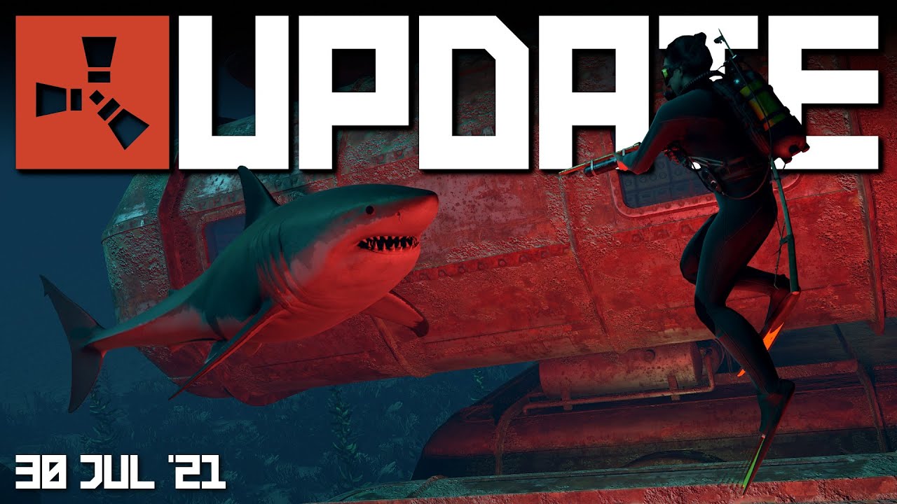 Sharks! And Underwater Update on Staging | Rust Update 30th July 2021