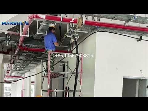 Cable Installation Operation Of Universal Aluminum Sheave Stringing Block#cable #tools #block #wire