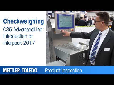 C35 AdvancedLine Introduction at Interpack 2017 – Product – METTLER TOLEDO Product Inspection – EN