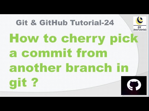 How to cherry pick a commit from another branch in git ? || git cherry-pick interview question