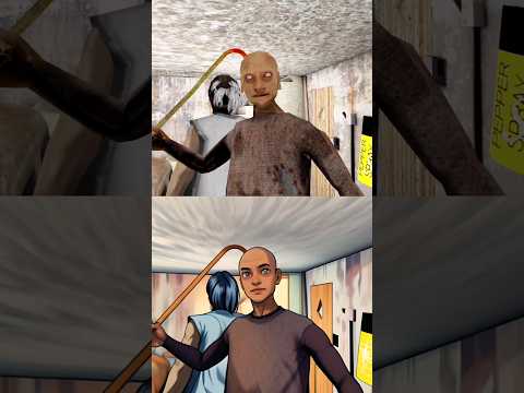 Original Granny Grandpa No Look Jumpscares vs Anime Granny Grandpa No Look Jumpscares #granny