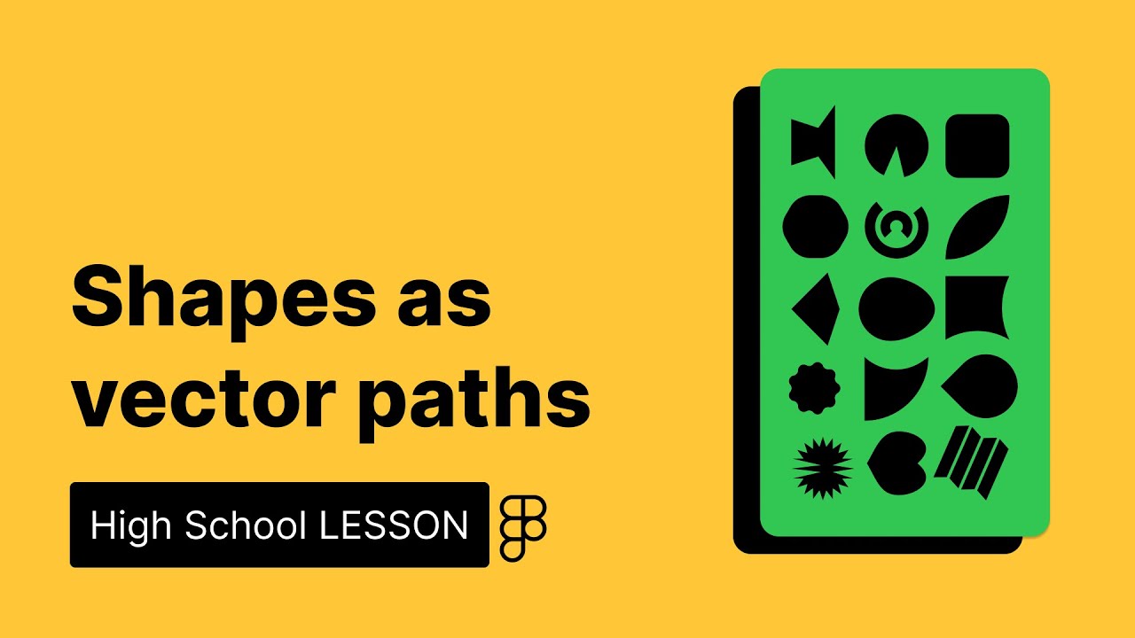 Shapes as vector paths