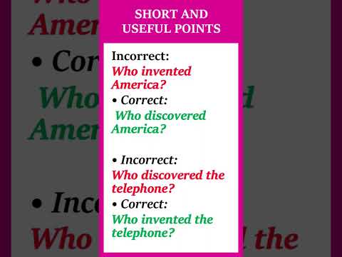 Difference between discover and invent