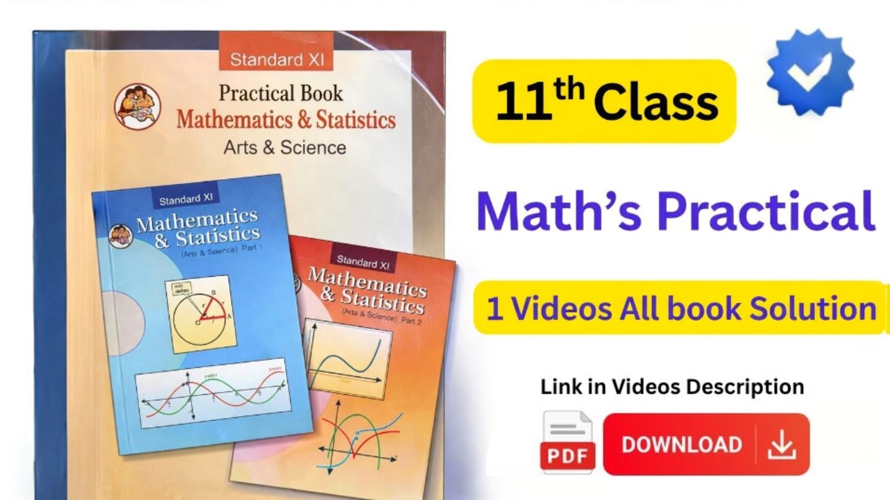 Class 11th  Maths Practical Book Solution - 11th maths practical all experiment answer - pdf