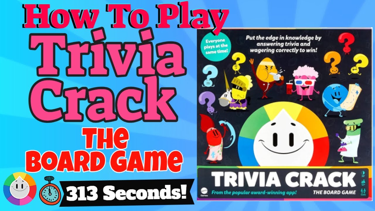 How To Play Trivia Crack The Board Game