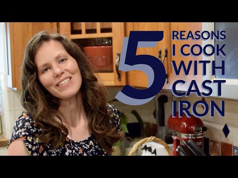 5 Reasons You Should Cook with Cast Iron Cookware || Frugal Living