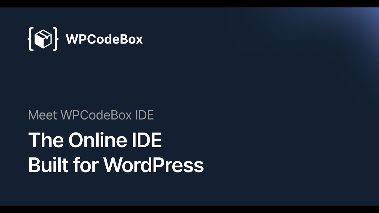 Meet WPCodeBox IDE: The Online IDE Built for WordPress