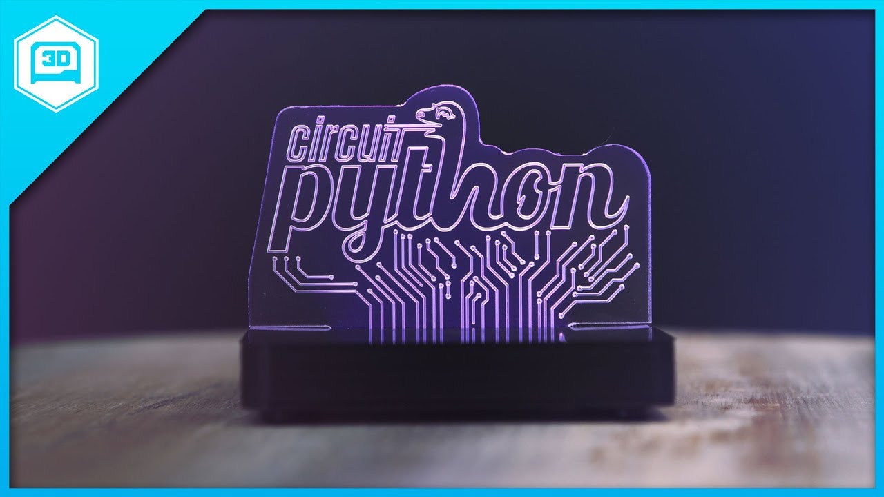 LED Acrylic Sign with NeoPixels and Circuit Python