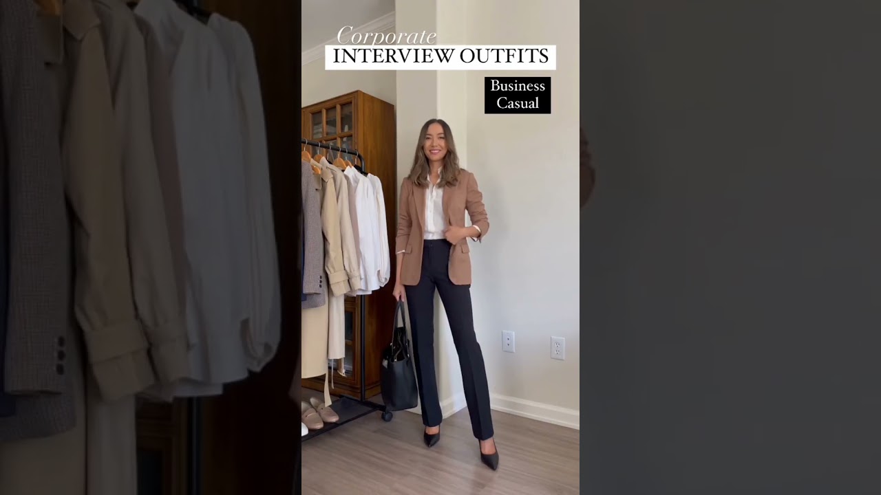 💼 🤍 Interview Outfits for a business professional 💻 #falloutfits #outfitideas