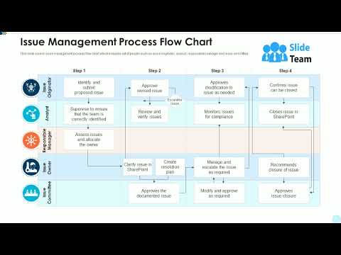 Issue Management Process Flow Chart
