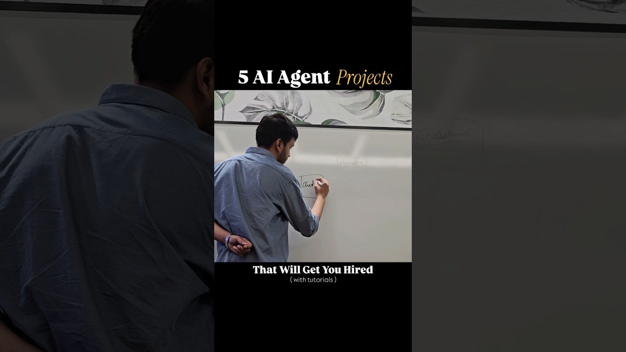 5 AI Agent Projects That Will Get You Hired ( Free Tutorial) #projects #aiagents