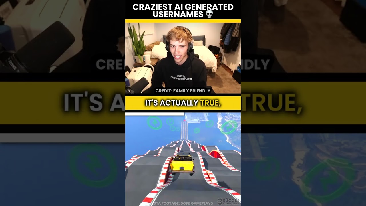 This AI Username Generator is WILD 💀 | #shorts @FamilyFriendlyYT