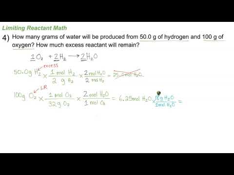 Limiting Reactant Math (#4)