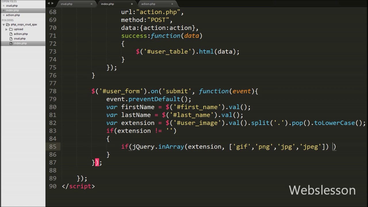 #02 PHP Ajax Crud using OOPS   Insert or Add Mysql Data