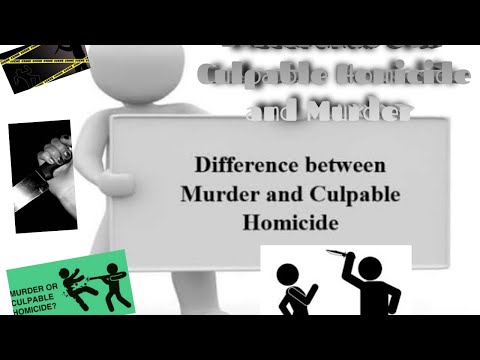 Difference between Culpable Homicide and Murder (IPC ) #viral