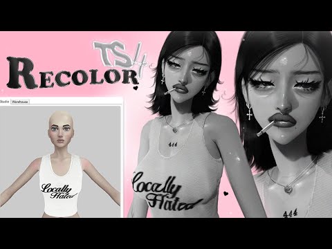 The Sims 4 🦴 How to Recolor Custom Content 2023 ♡