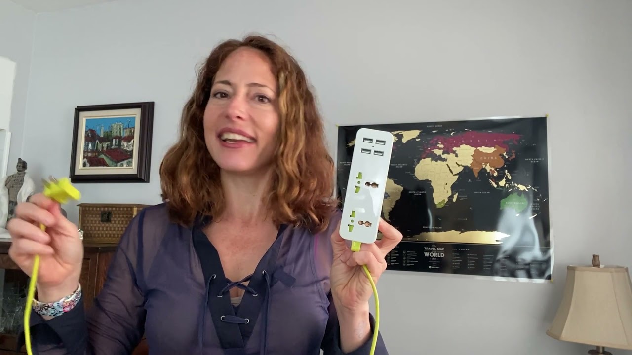 TRAVEL POWER STRIP and TRAVEL SURGE PROTECTOR combo: I Never EVER Travel Without This!