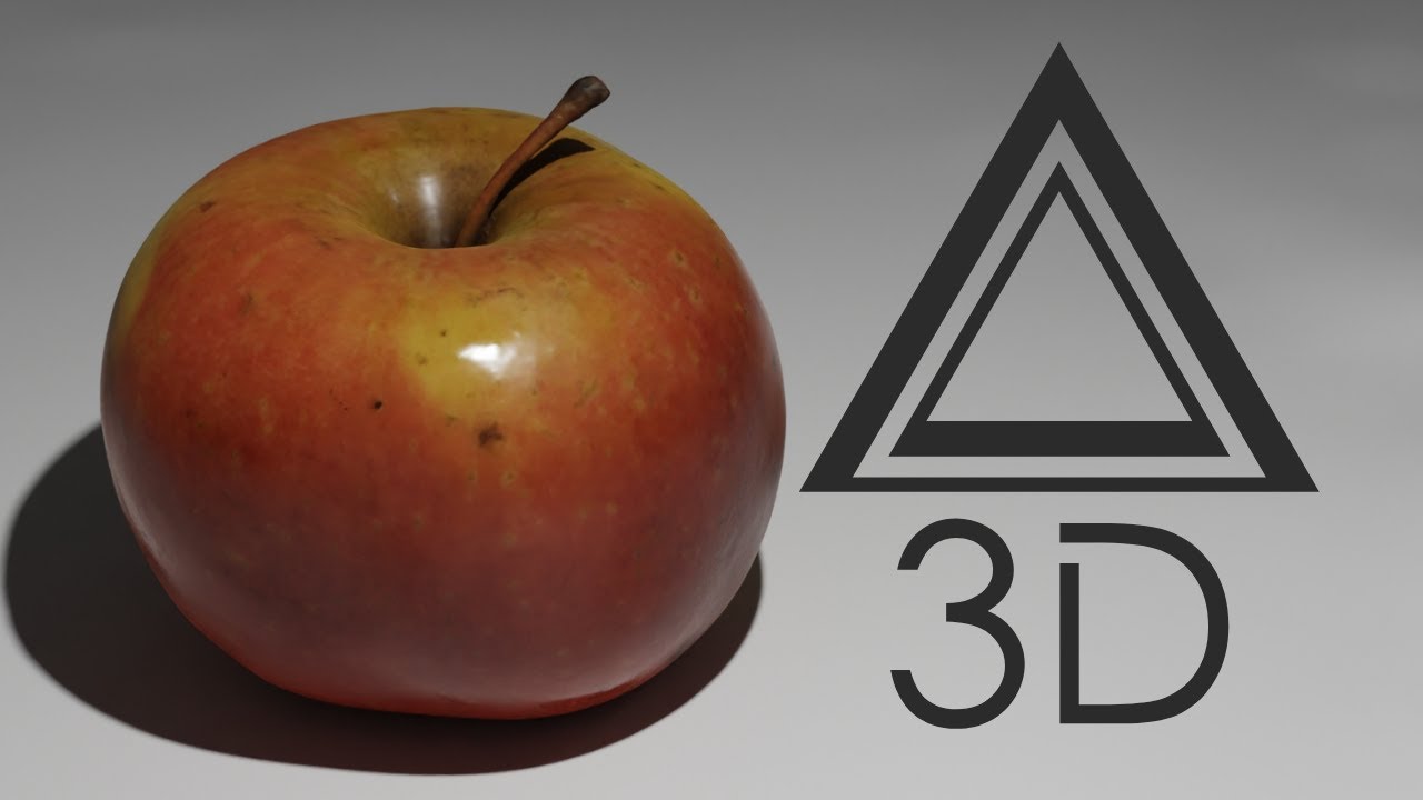 Topaz Apple 3D Model