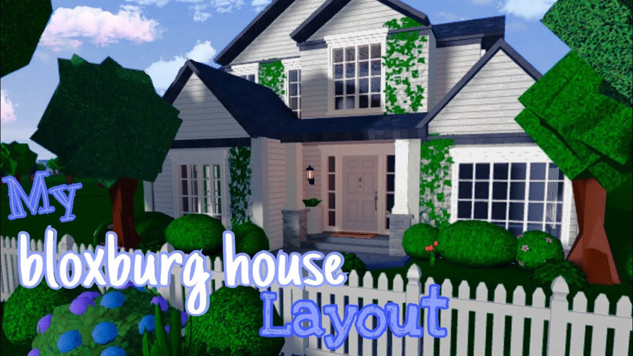 My BLOXBURG HOUSE LAYOUT! *UNFURNISHED* Roblox