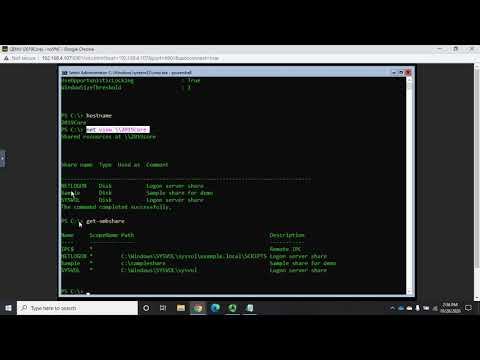 Mapping network drives from PowerShell