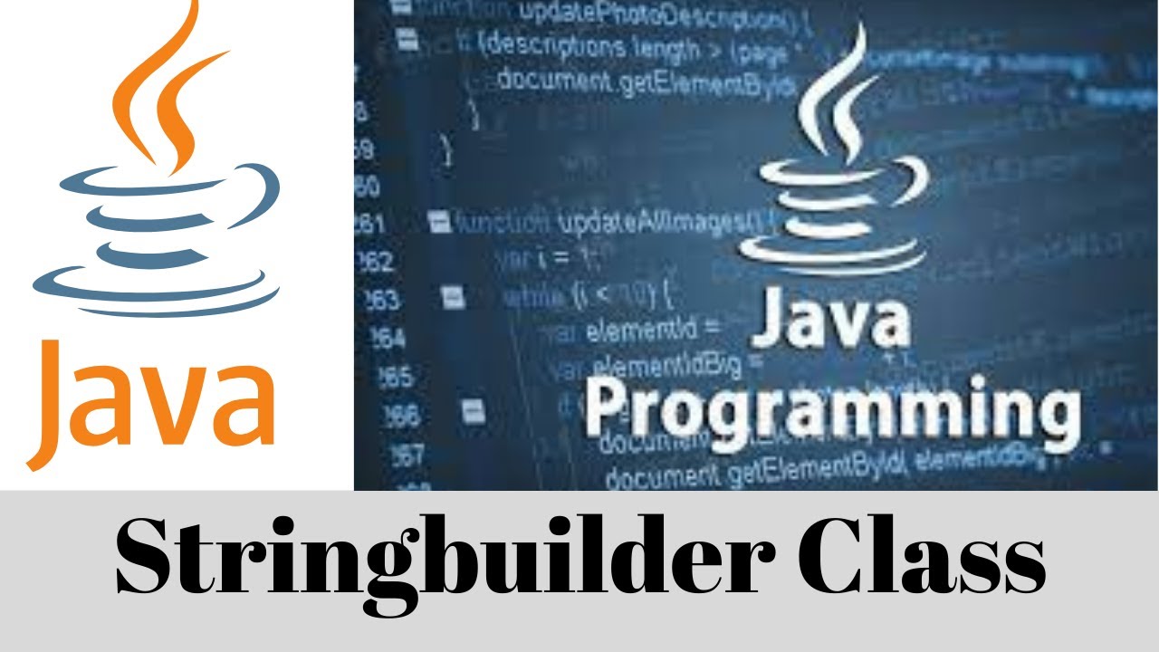 Stringbuilder class in java || what is stringbuilder in java || stringbuilder example java