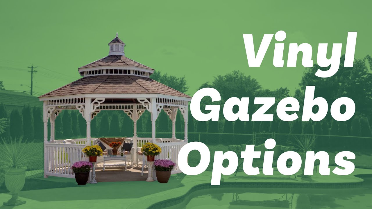 Vinyl Gazebo Options - Stoltzfus Structures