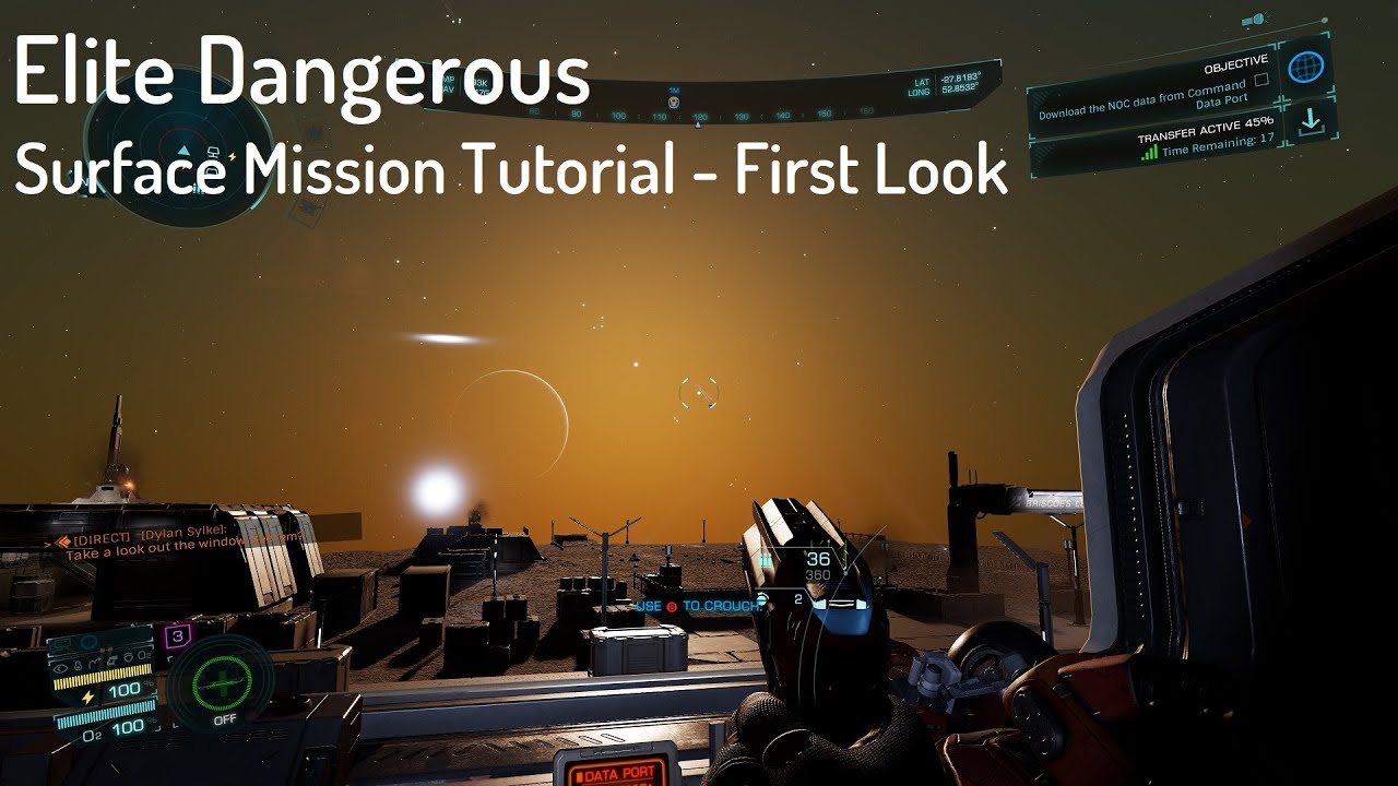 Elite Dangerous Surface Mission Tutorial - Checking it out.
