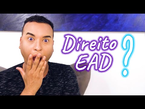 Por que não existe curso de DIREITO em EAD?