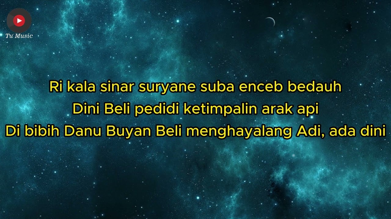 Danau Buyan - Kreotkleped ( Lirik Lagu )