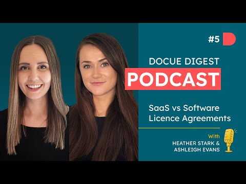 Docue Digest - SaaS vs Software Licence Agreements