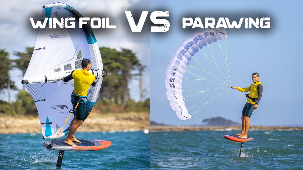 Wing Foiling VS Parawing