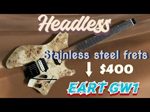 Eart GW1 2020 - Natural Burl Maple- Headless Stranberg Type | Reverb