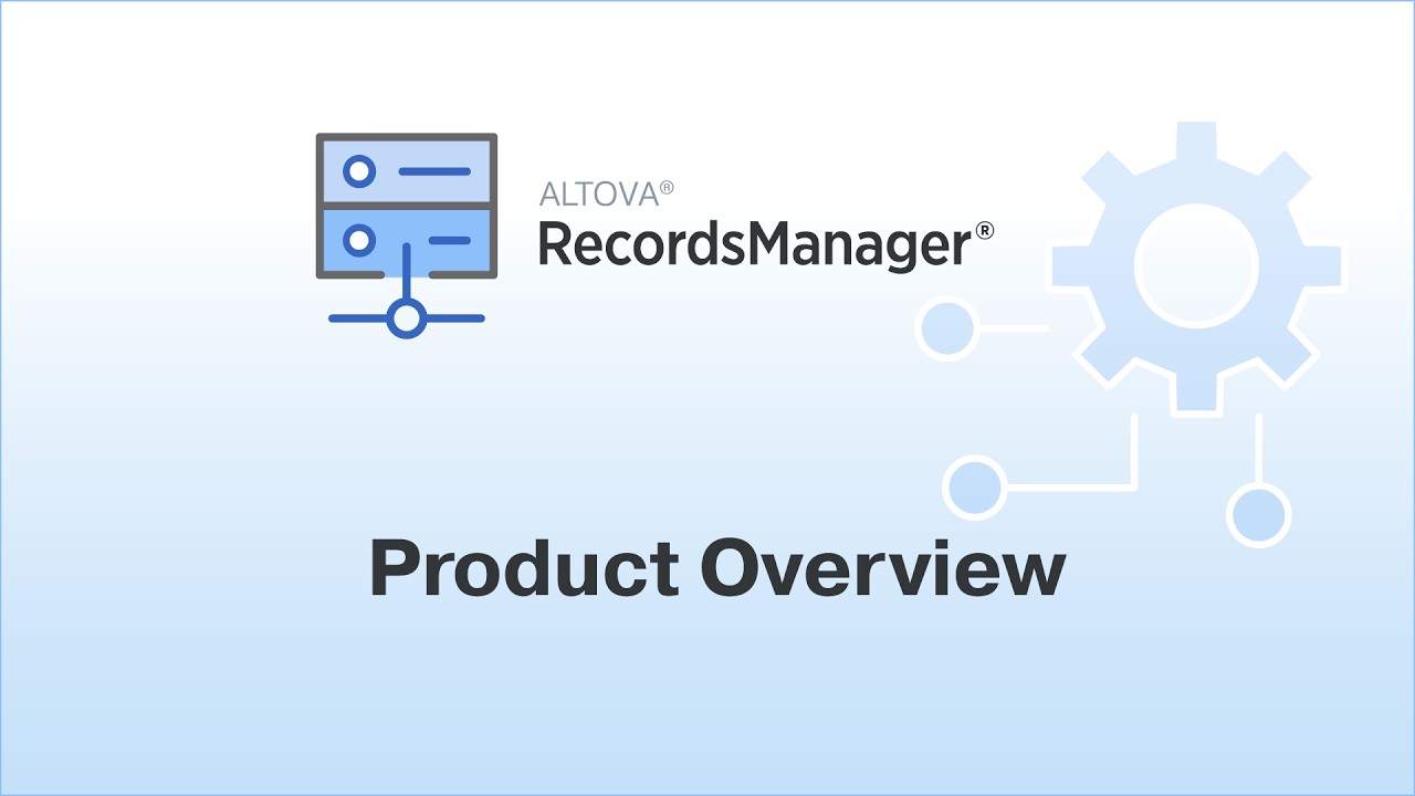 Create No-Code Database Apps with Altova RecordsManager