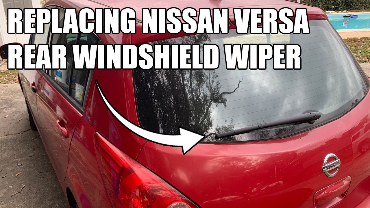 Nissan Versa - Rear Windshield Wiper Replacement (Blade & Arm Installation)