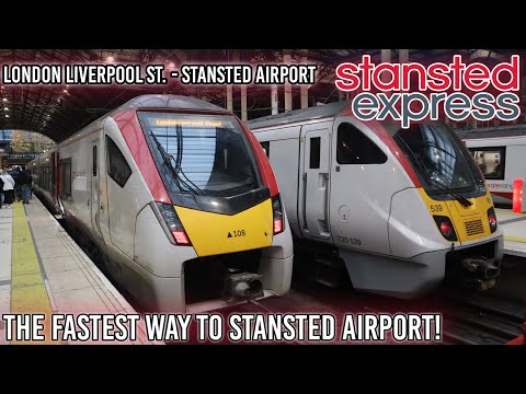 Central London to STANSTED Airport in 50 MINUTES! | Stansted Express