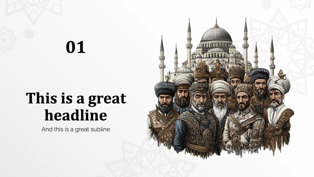 Ottoman Empire PowerPoint Template Preview