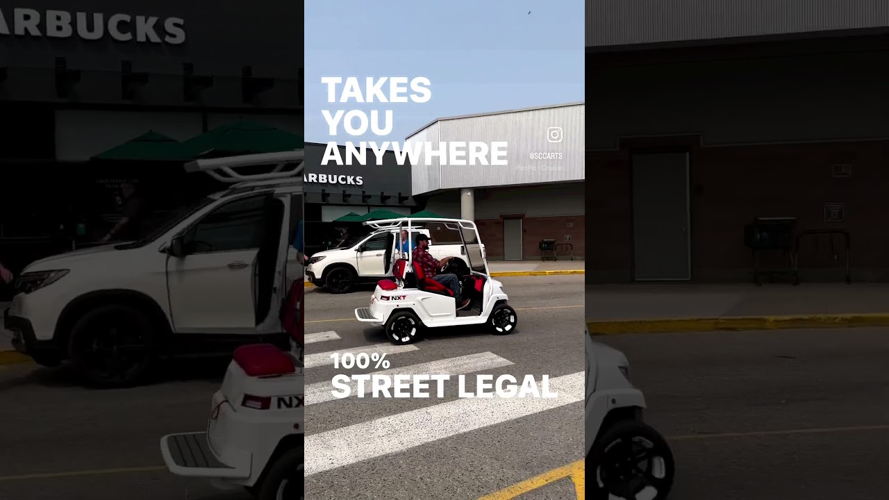 Street Legal! Canada's Only LSV Manufacturer - SC Carts #streetlegal #lsv #electricvehicle