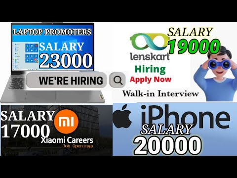 URGENT REQUIREMENT COMPANY - LENSKART, MI Xiaomi, LAPTOP'S PROMOTERS, IPHONE (APPLE)