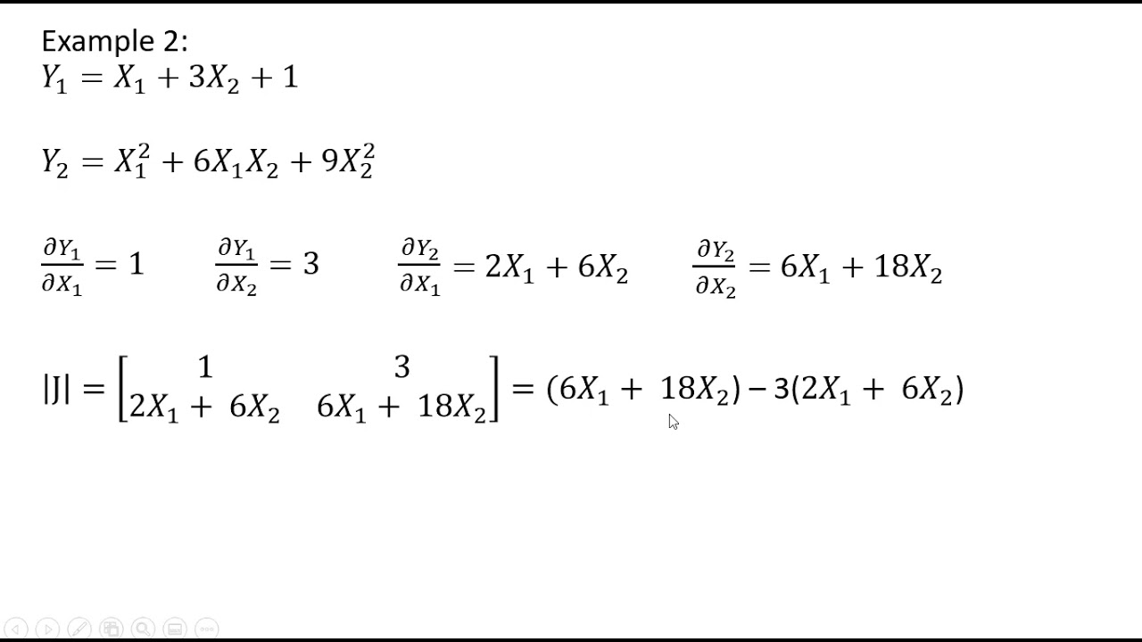 Linear Algebra: Jacobian Determinant