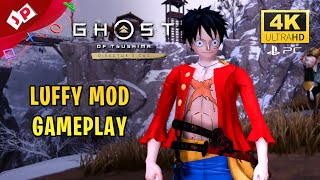 Luffy Mod Gameplay at Ghost of Tsushima Director's Cut Nexus - Mods and ...