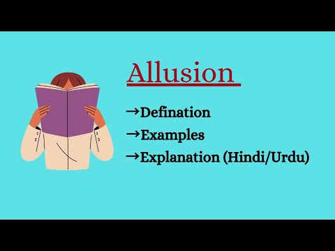 |What is Allusion with examples?| |Explain in Hindi/Urdu||Figure of speech|