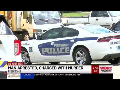 Man arrested, charged with Piedmont murder