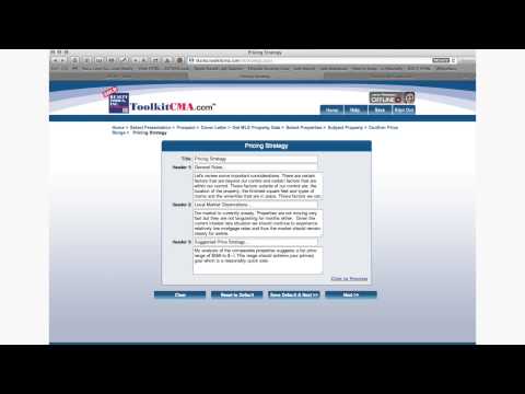 ToolkitCMA Video Training