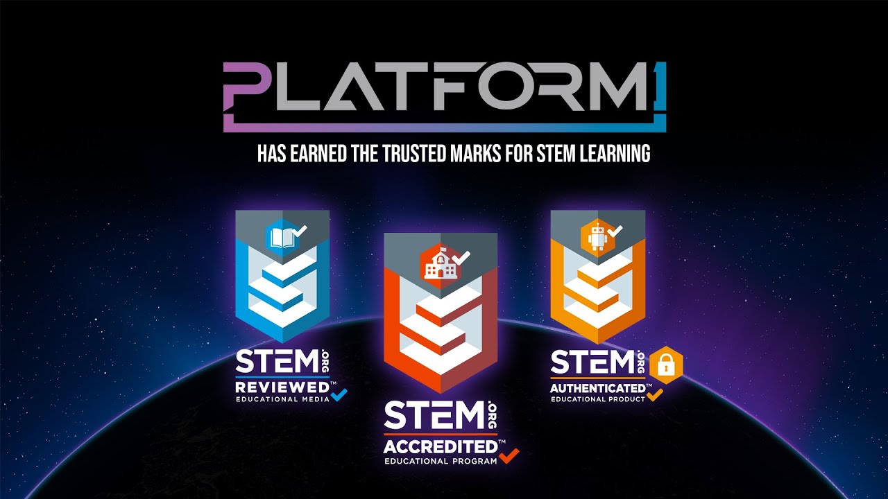 Platform1 is now STEM.org Certified!