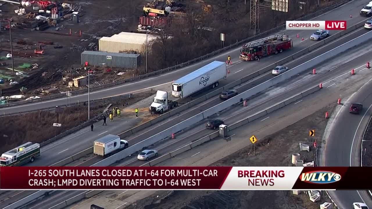 Several crashes on I-264, I-265 around Louisville