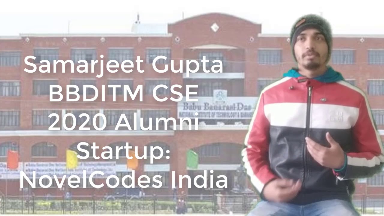 Alumni Feedback - Samarjeet Gupta 2020 CSE Alumni