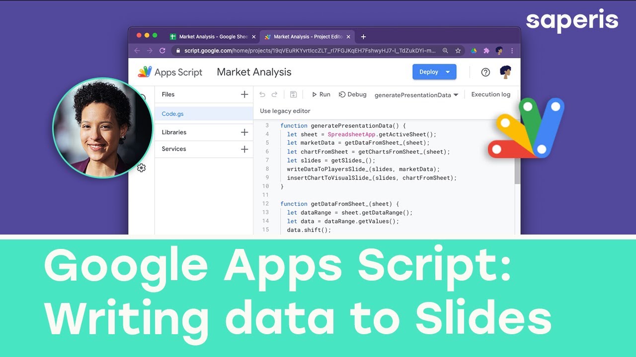 Google Apps Script: Writing Data to Google Slides