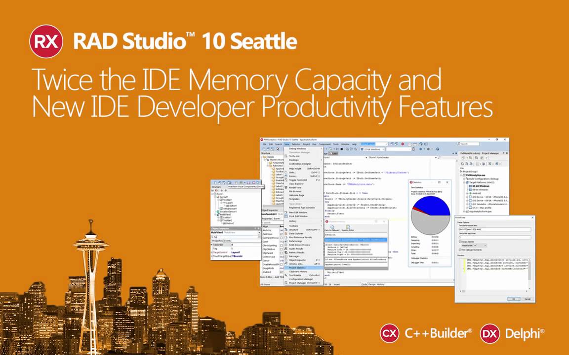 See Whats New in RAD Studio 10 Seattle HD