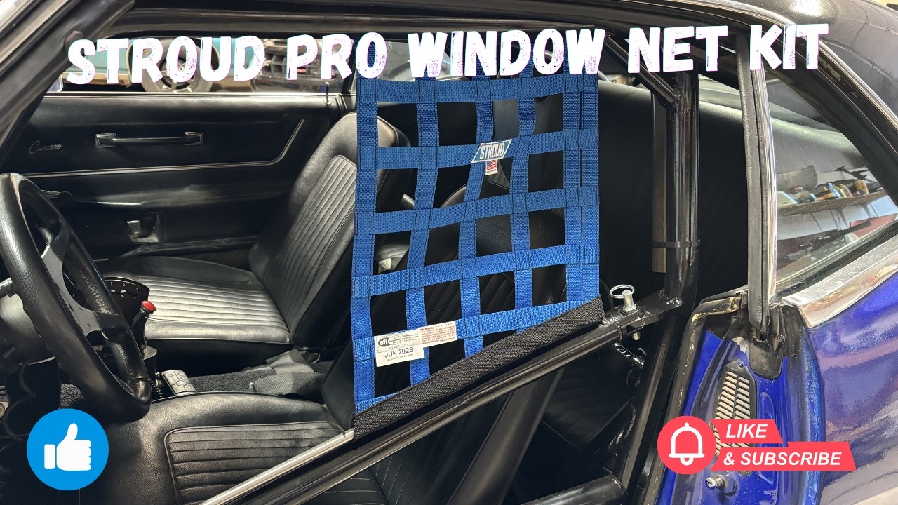Stroud Safety Pro Window Install Net Kit with Quick Release.