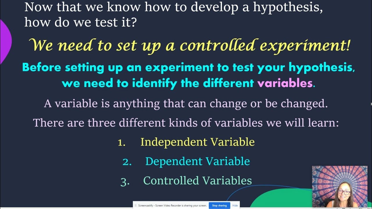 Scientific Method - Variables